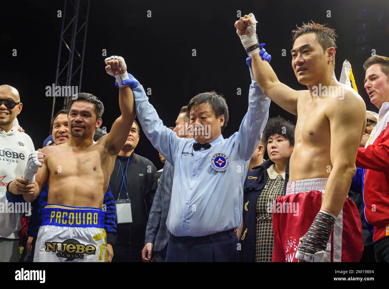 Goyang, South Korea. 11th Dec, 2022. Former Filipino boxer Emmanuel ...