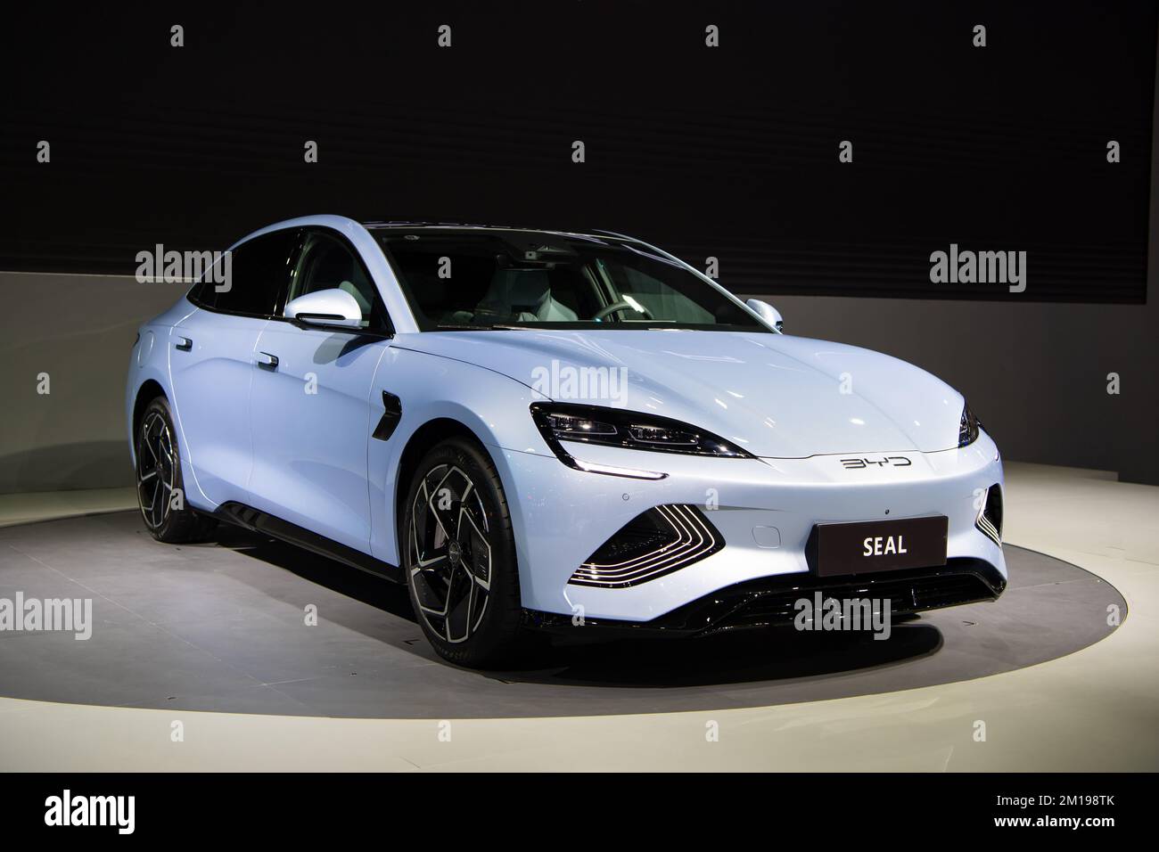 BYD Seal EV car on display at The 39th Thailand International Motor ...