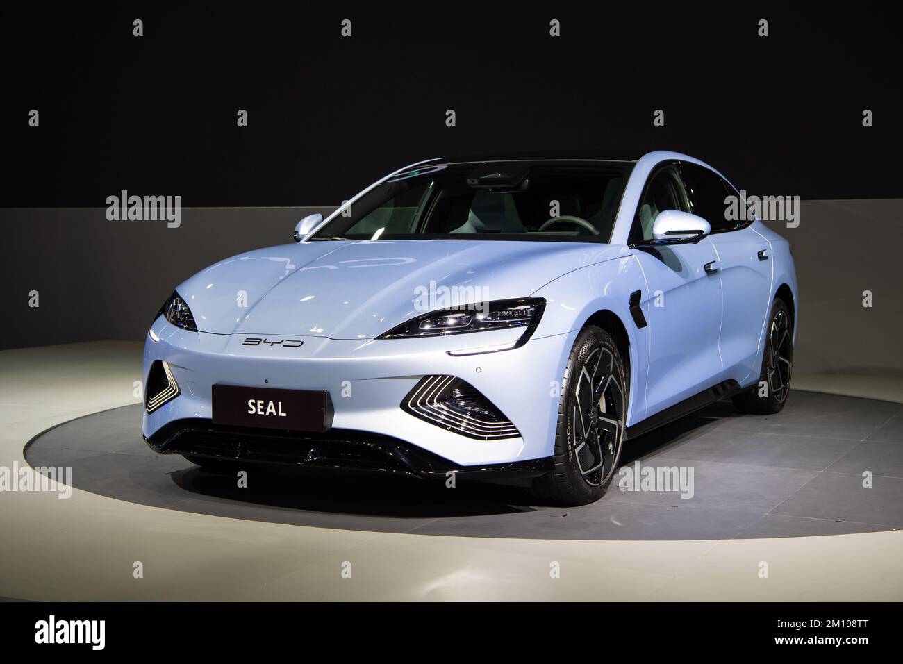 BYD Seal EV car on display at The 39th Thailand International Motor ...