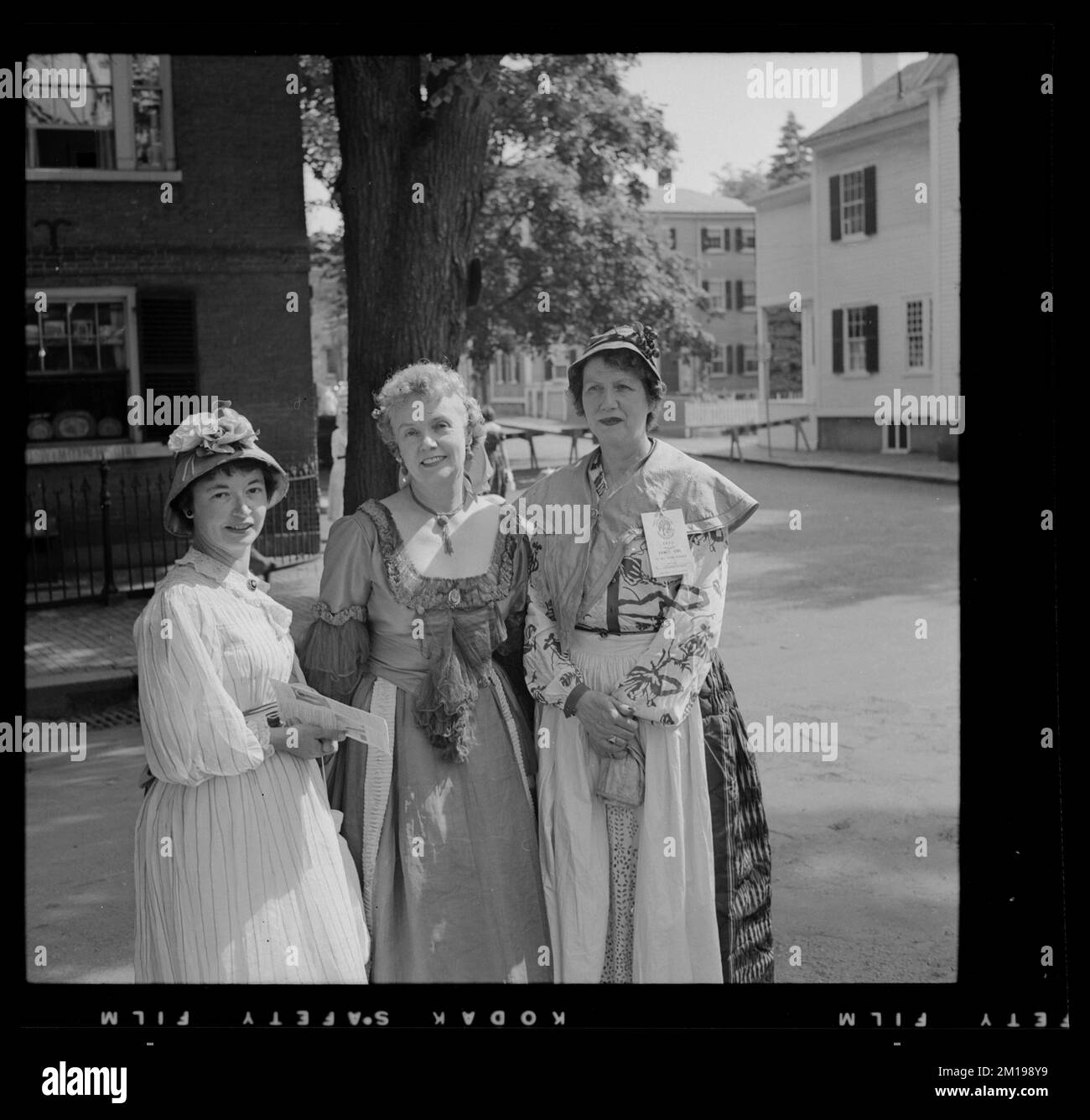 Three women, Chestnut Street Day , Festivals, Costumes. Samuel ...