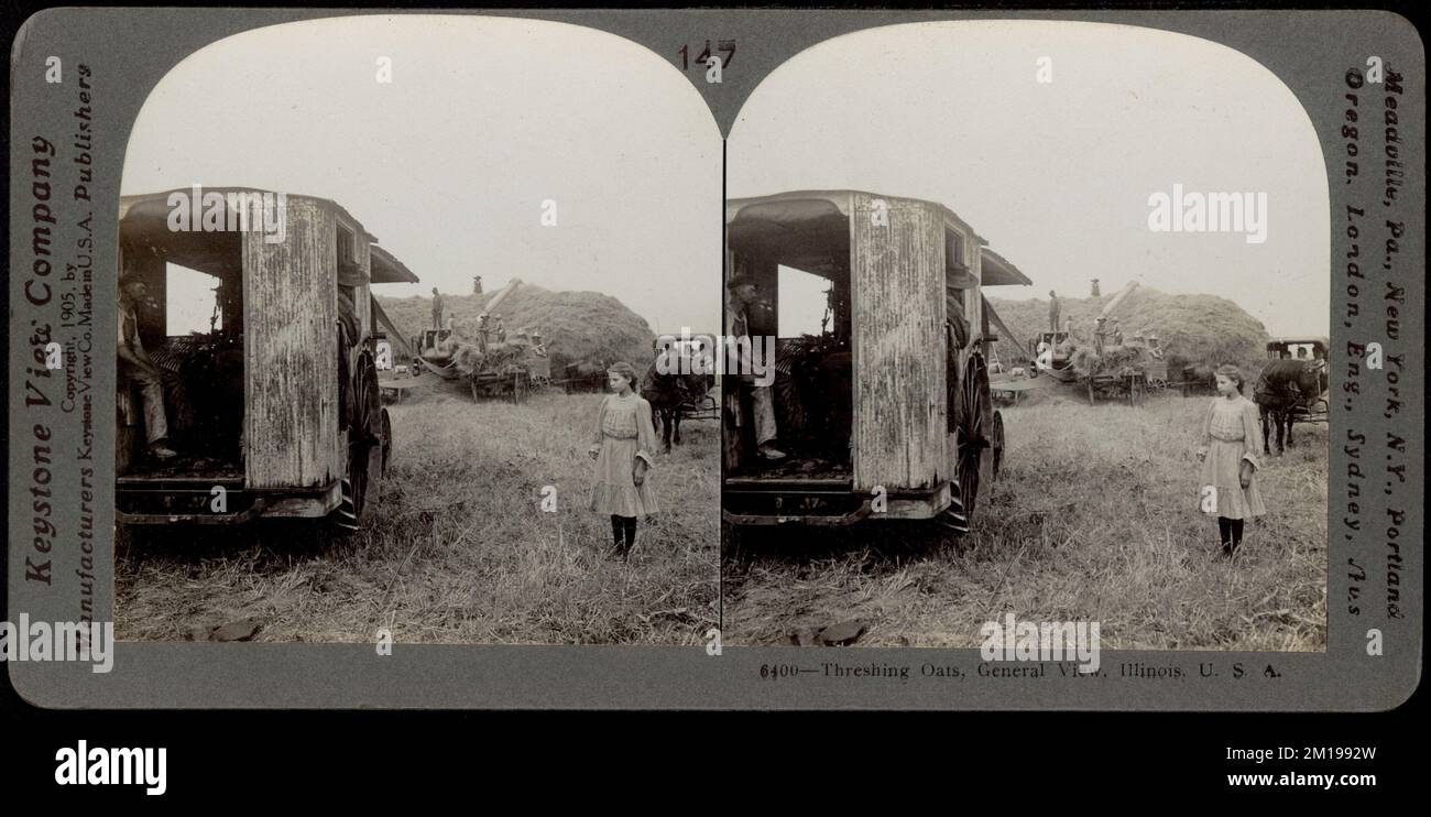 Mechanized threshing methods hi-res stock photography and images - Alamy