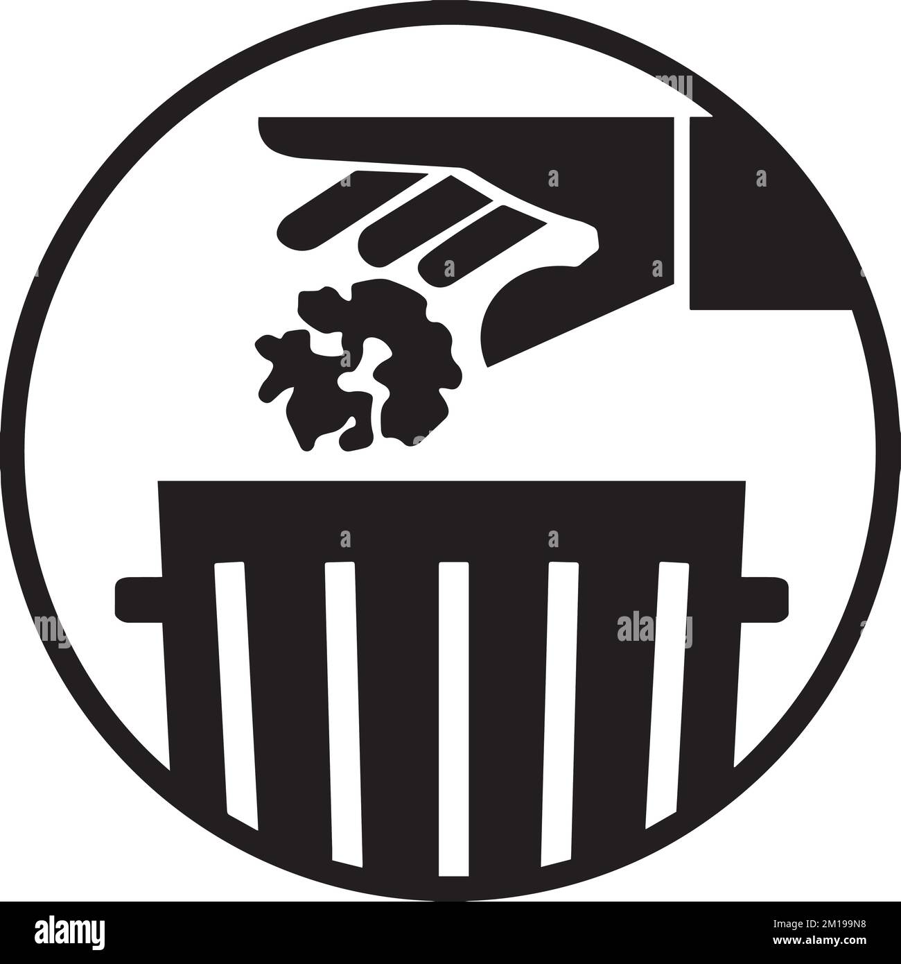 Baskets recycling recycling bin Stock Vector Images - Alamy