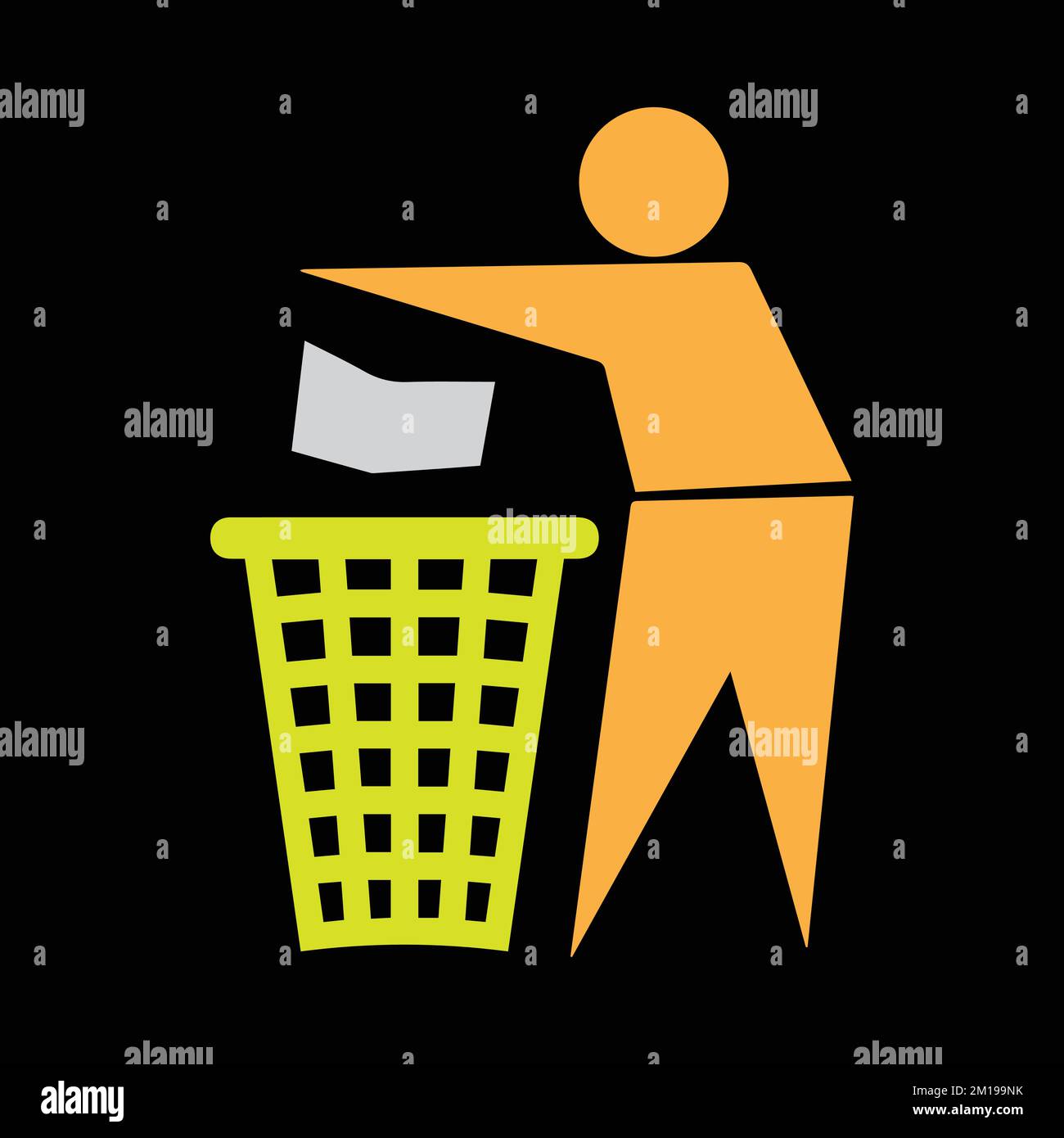 Dont waste paper Stock Vector Images - Alamy