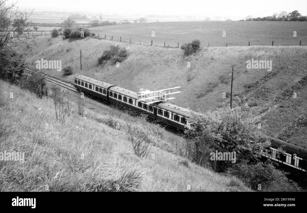 Candid during location filming in England of Train Sequence with TERRY ...