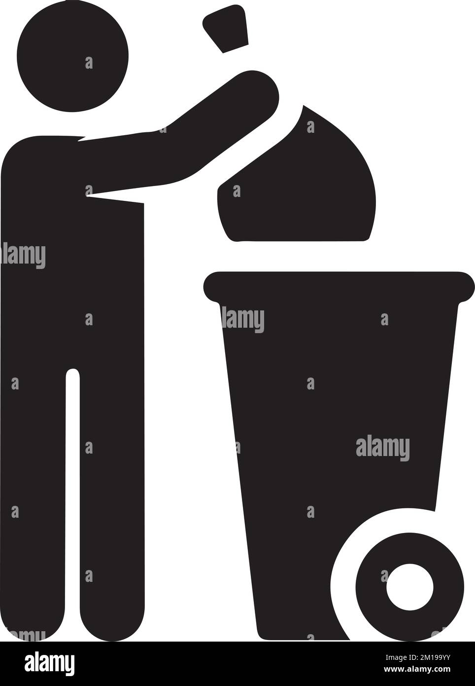Dont litter sign Black and White Stock Photos & Images - Alamy
