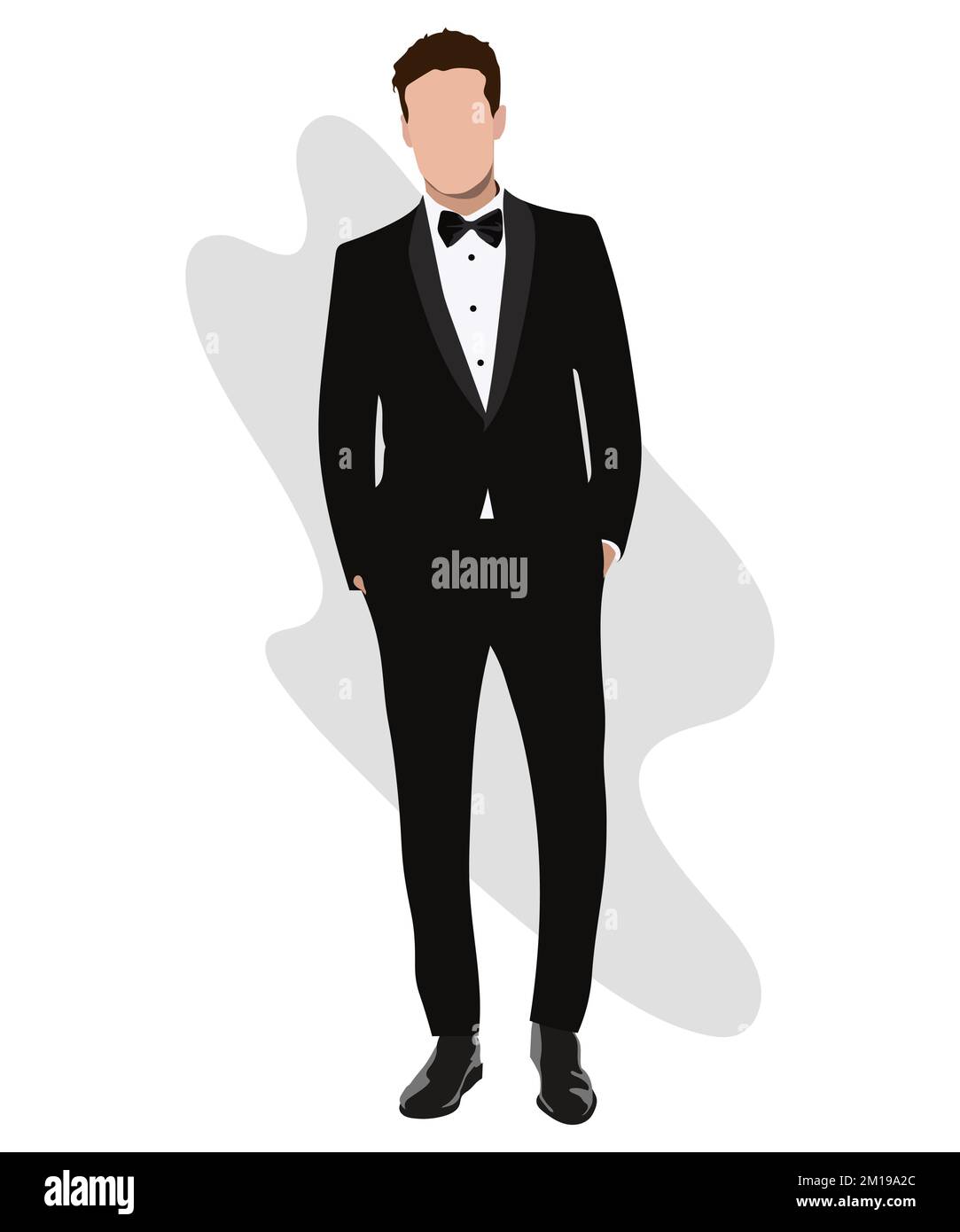 Stylish male businessman in a business suit on an interesting ...