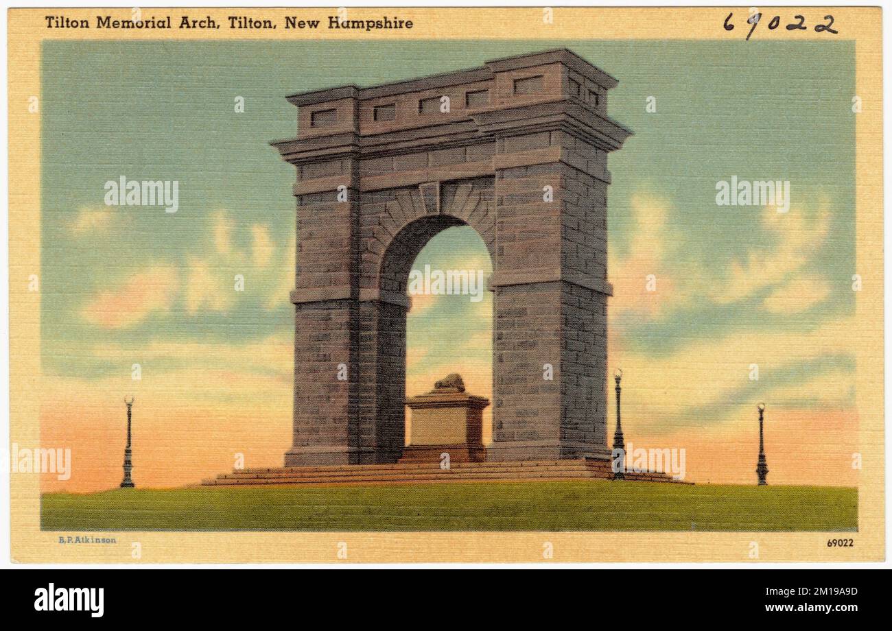 Tilton Memorial Arch, Tilton, New Hampshire , Monuments & memorials ...