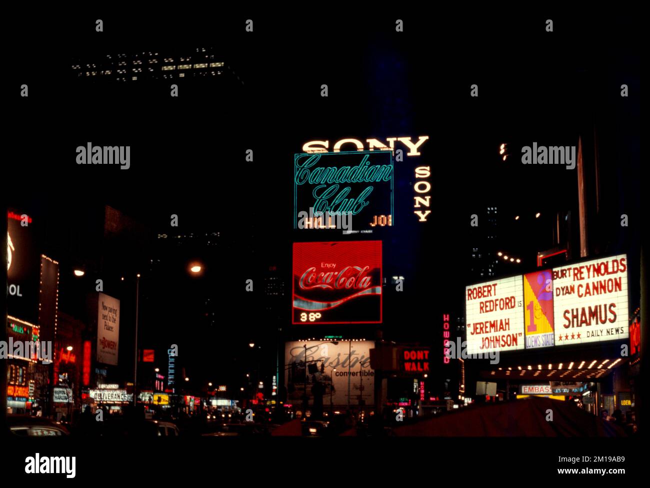 Times Square, night, Manhattan, New York , Plazas, Electric signs ...