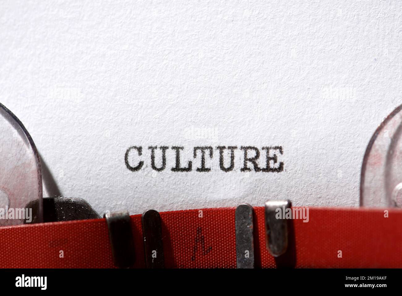 Culture word written with a typewriter Stock Photo - Alamy