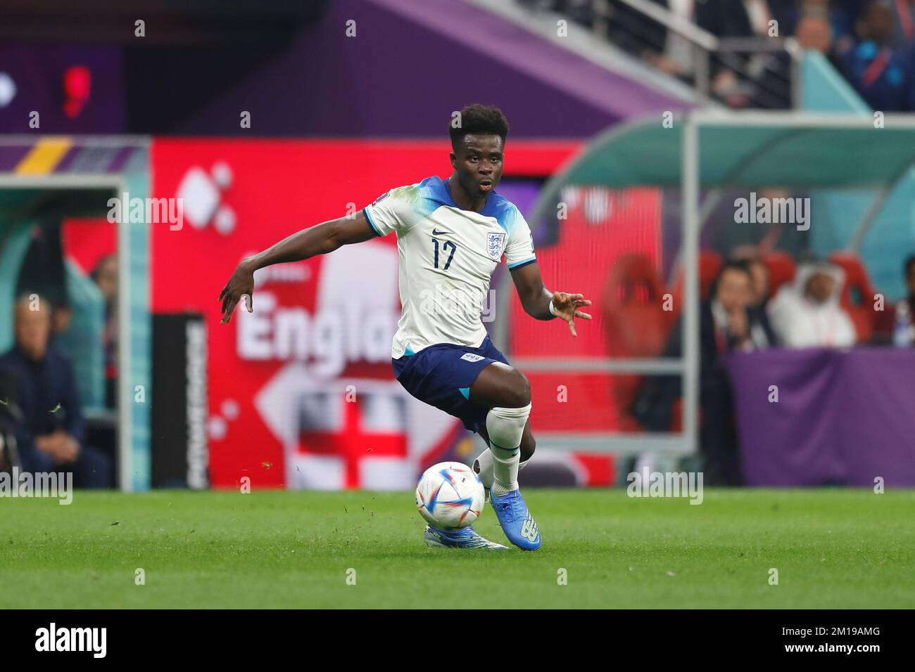 Al Khor, Qatar. 10th Dec, 2022. Bukayo Saka (ENG) Football/Soccer ...