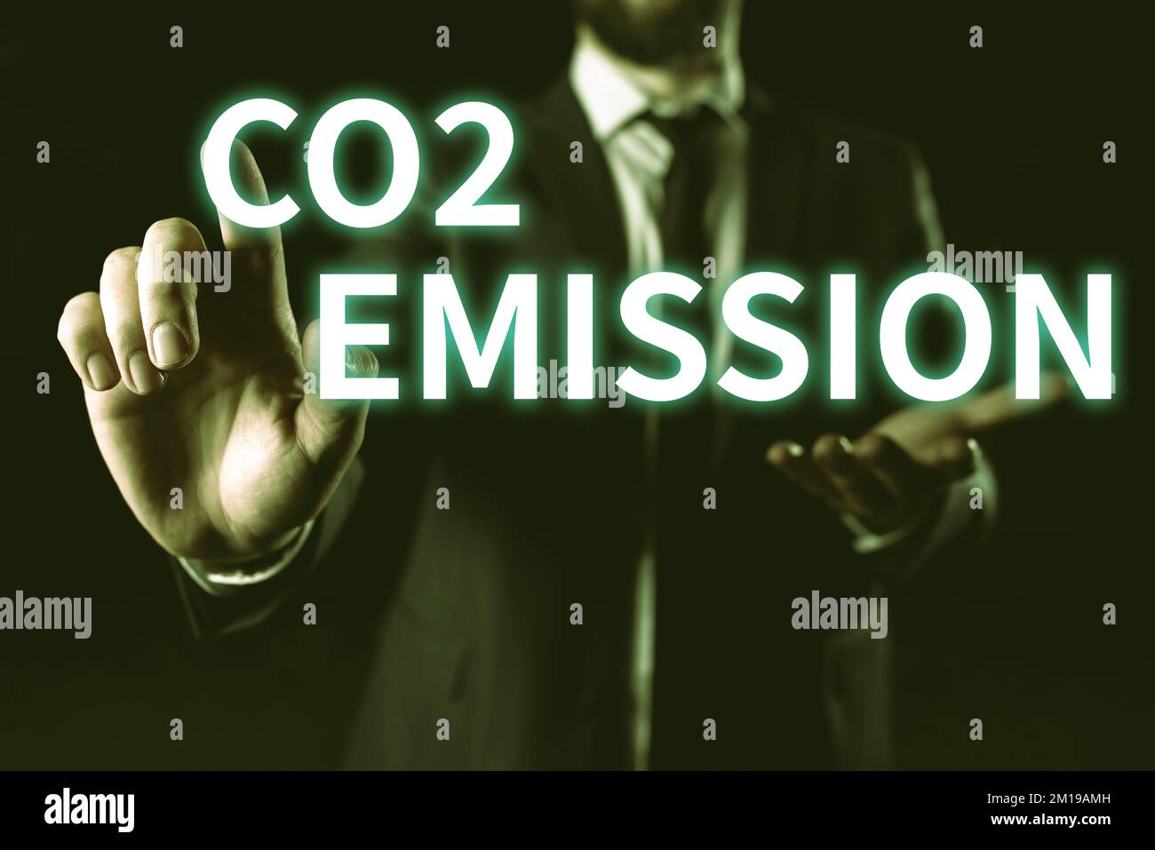 Writing displaying text Co2 Emission. Conceptual photo Releasing of ...