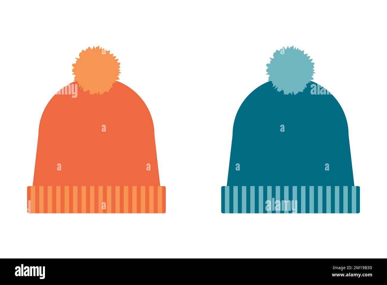 Warm wool knitted clothes Stock Vector Images - Alamy