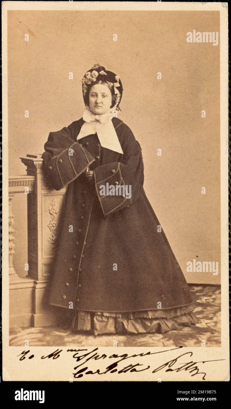 To. M. Sprague, Carlotta Patti , Singers, Patti, Carlotta, 1835-1889 ...
