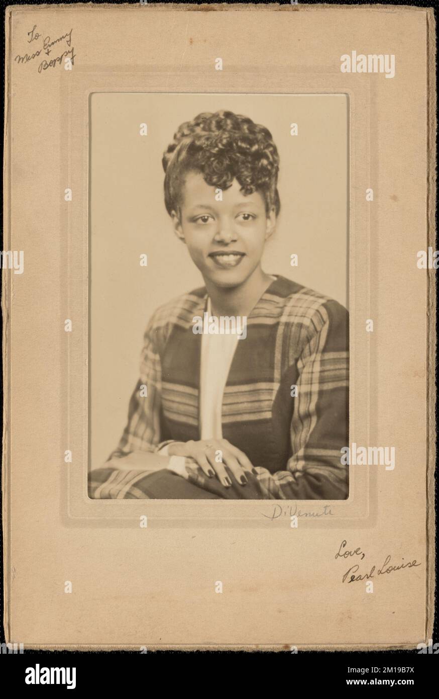 To Miss Emmy & Boppy, Love, Pearl Louise ,. Jack Miller Collection ...