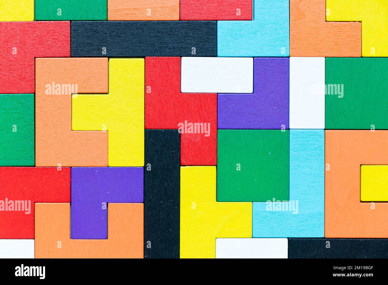 Colorful geometric shape background with copy space Stock Photo - Alamy