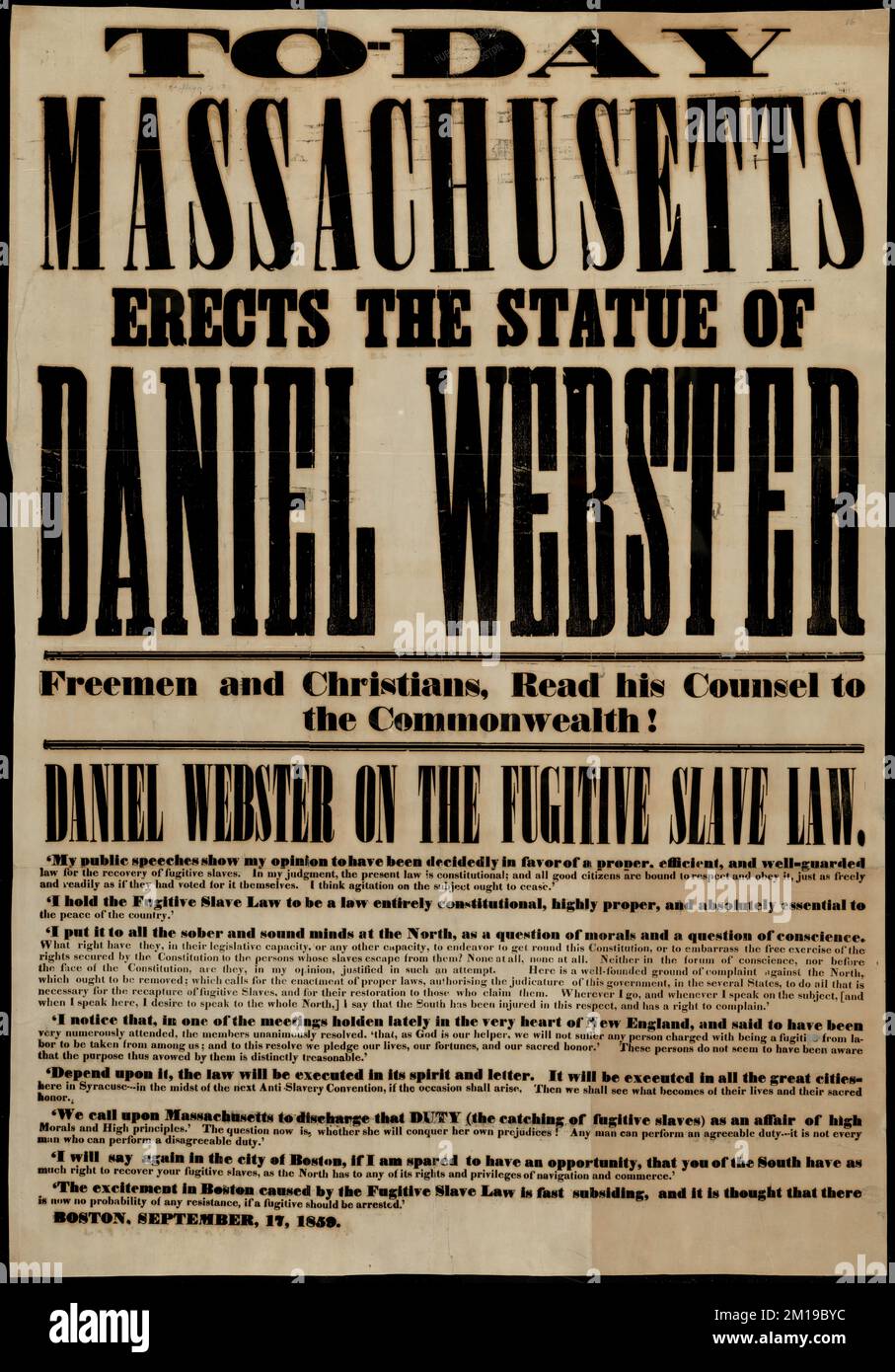 Monument to daniel webster hi-res stock photography and images - Alamy