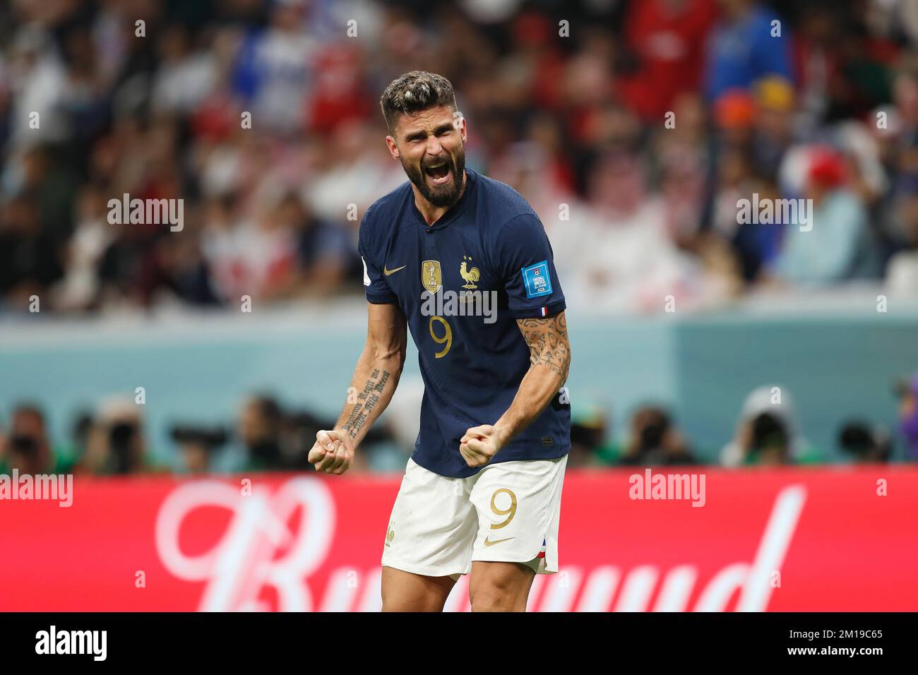Al Khor, Qatar. 10th Dec, 2022. Olivier Giroud (FRA) Football/Soccer ...