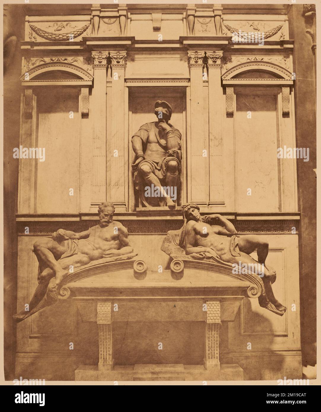 Tomb of Lorenzo di Piero de' Medici with Dusk and Dawn , Sculpture ...