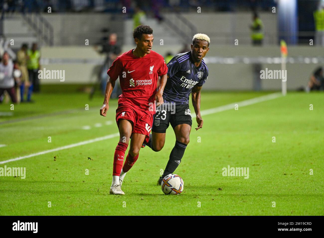 Dubai, UAE, 11th December 2022. Action from the 2022 Dubai Super Cup ...
