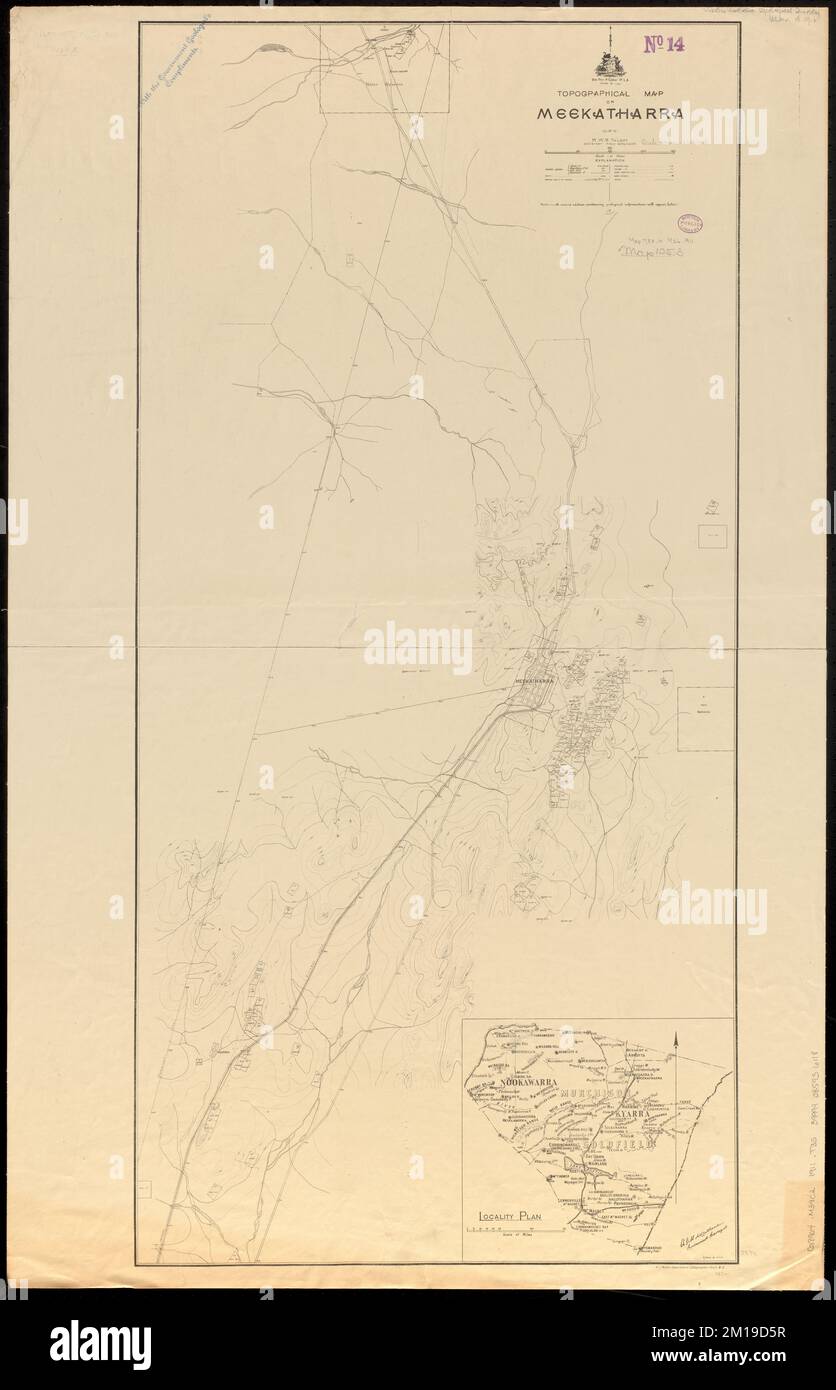 Meekatharra western australia australia maps hi-res stock photography ...