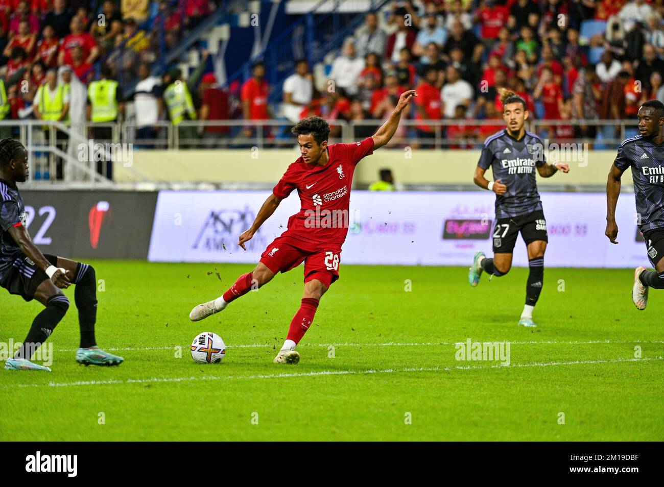 Dubai, UAE, 11th December 2022. Action from the 2022 Dubai Super Cup ...