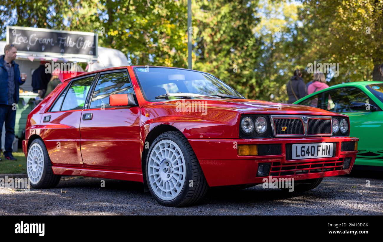 1993 Lancia Delta HF integrale ‘L640 FHN’ on display at the October Scramble held at the ...