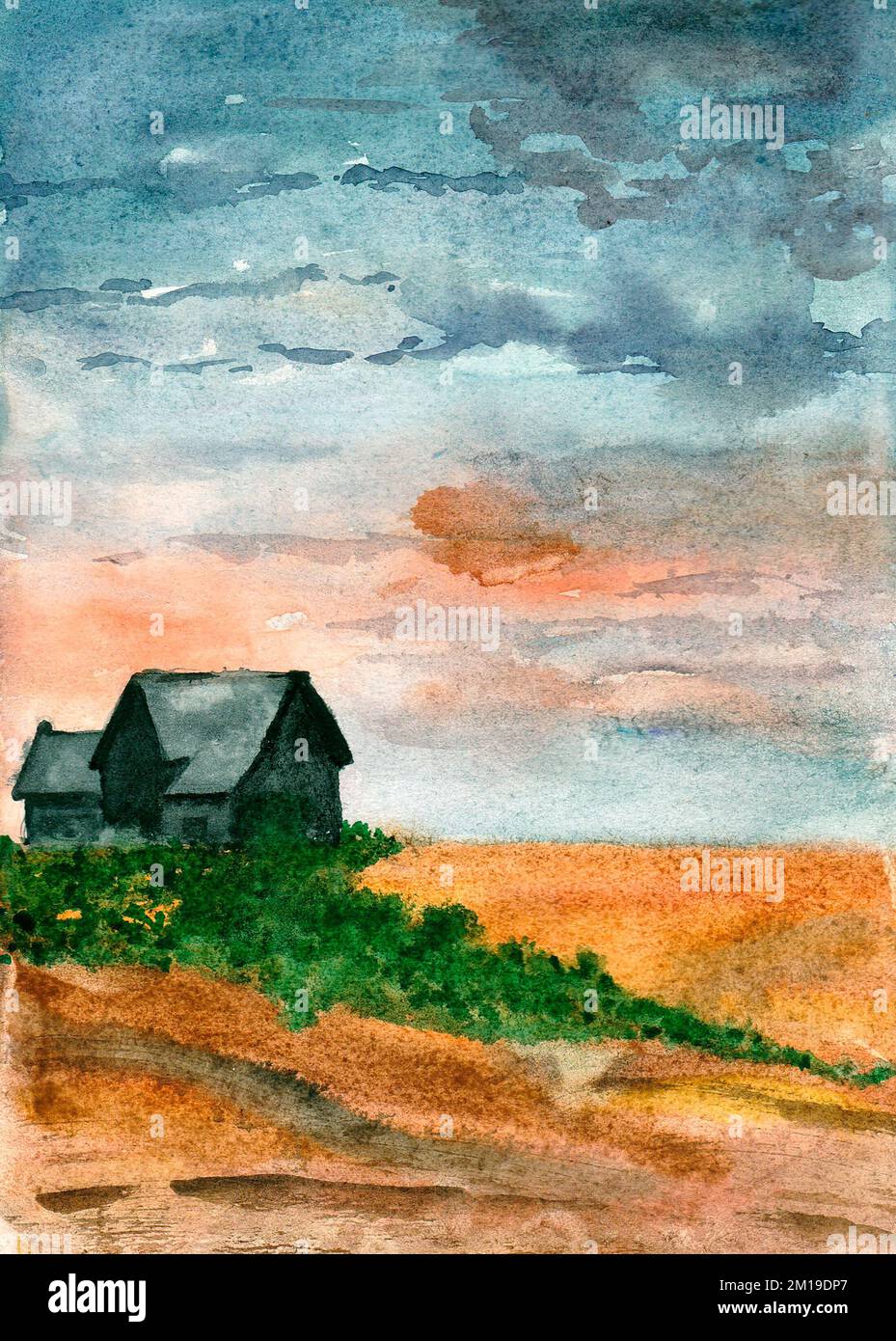 Simple Paintings Of Houses