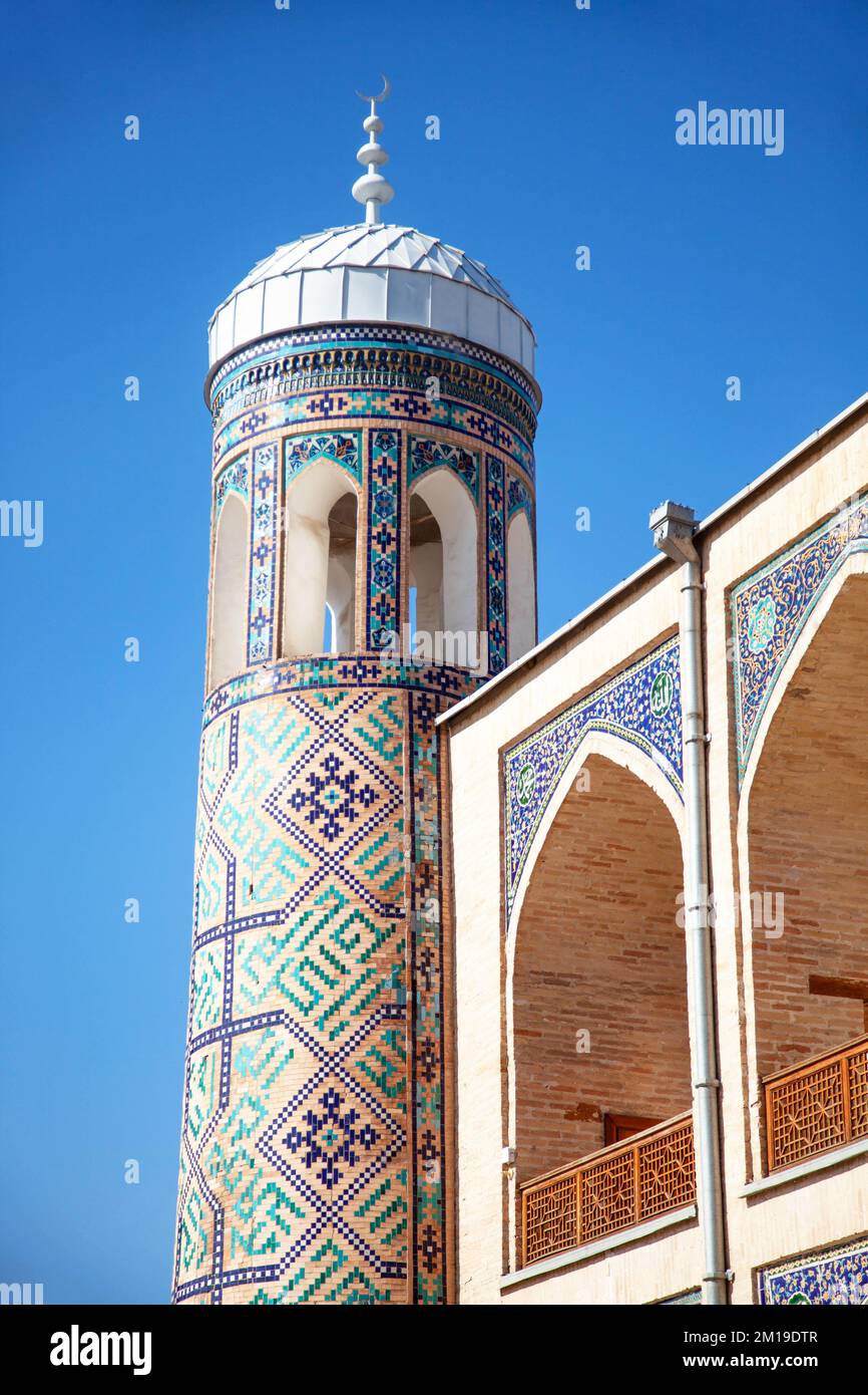 Beautiful minaret in old town Stock Photo - Alamy
