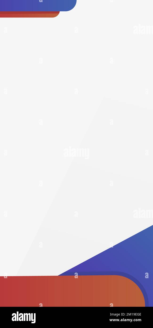 A vertical gradient standing banner template with copy space, vector ...