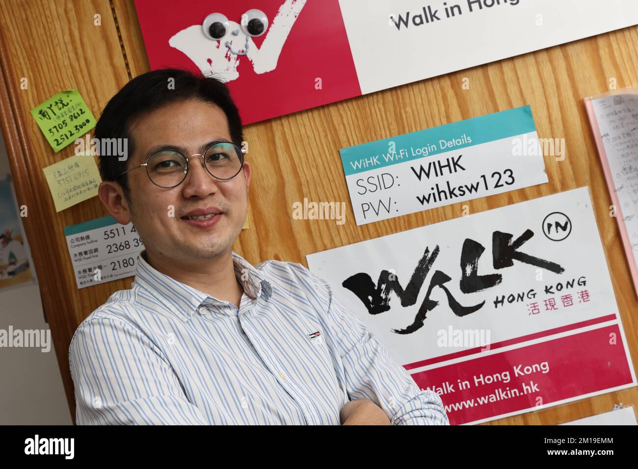 Paul Chan Chi-yuen from Walk In Hong Kong (local tour organisation) for ...