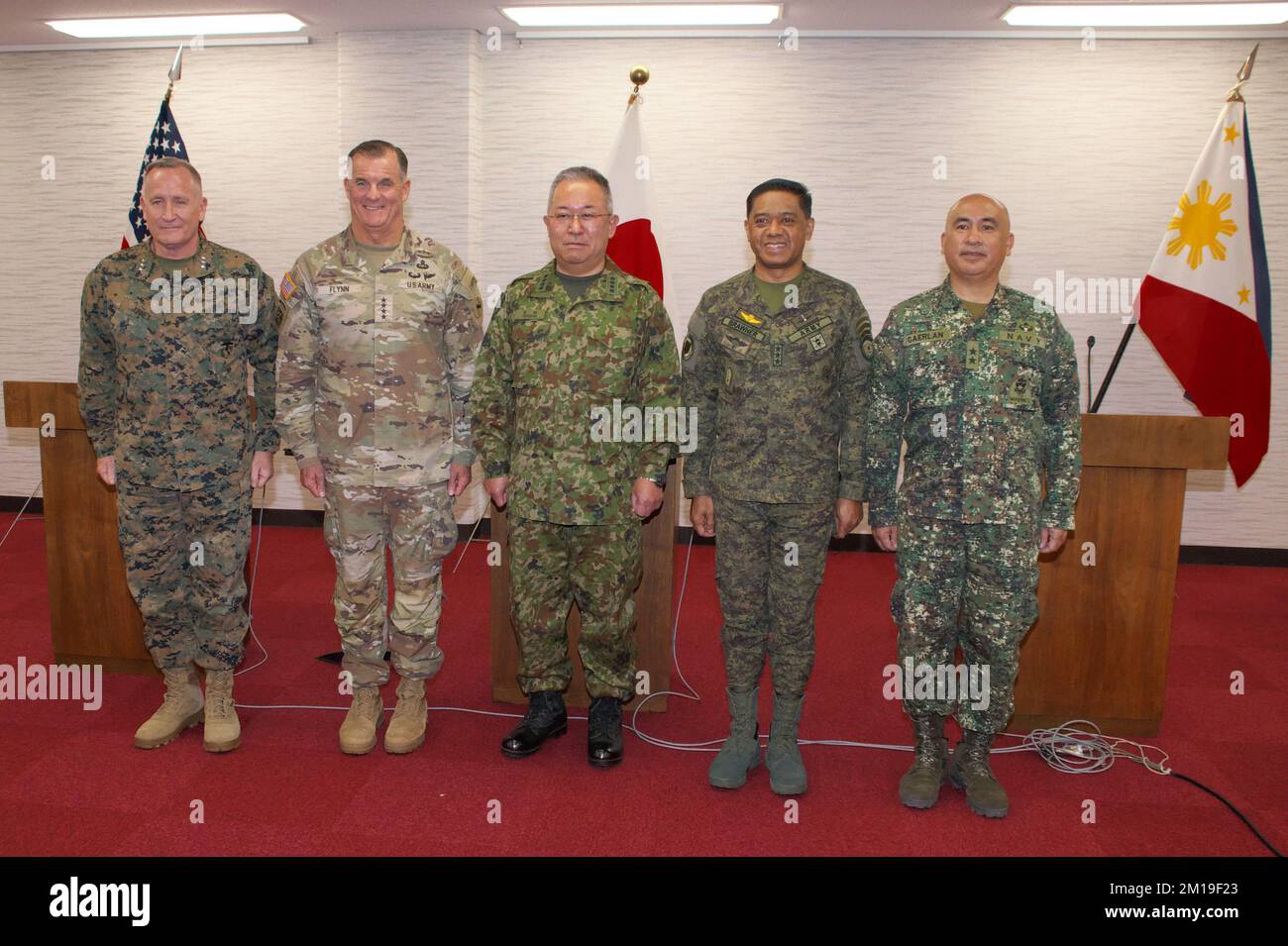 Tokyo, Japan. 11th Dec, 2022. (L-R)U.S. Pacific Marine Corps Commander ...