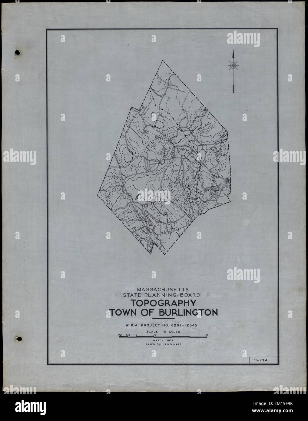 Topography Town of Burlington , Roads, Cities and towns, Land use ...