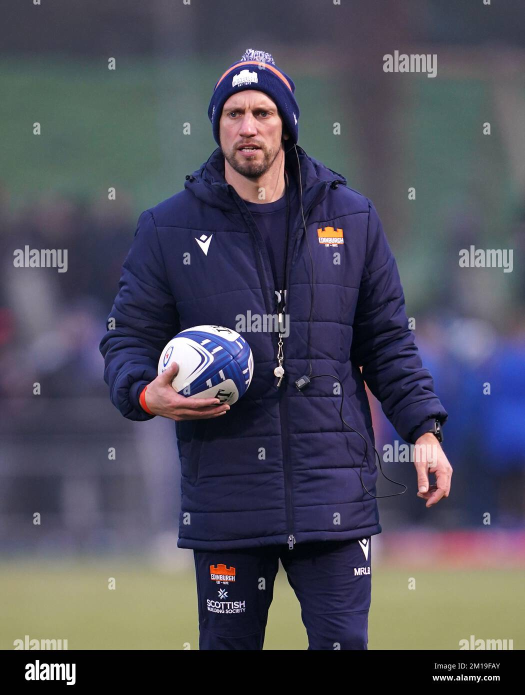 Edinburgh Rugby head coach Mike Blair before the Heineken Champions Cup ...