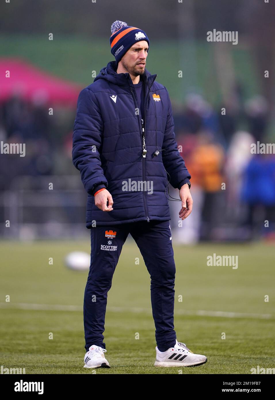Edinburgh Rugby head coach Mike Blair before the Heineken Champions Cup ...
