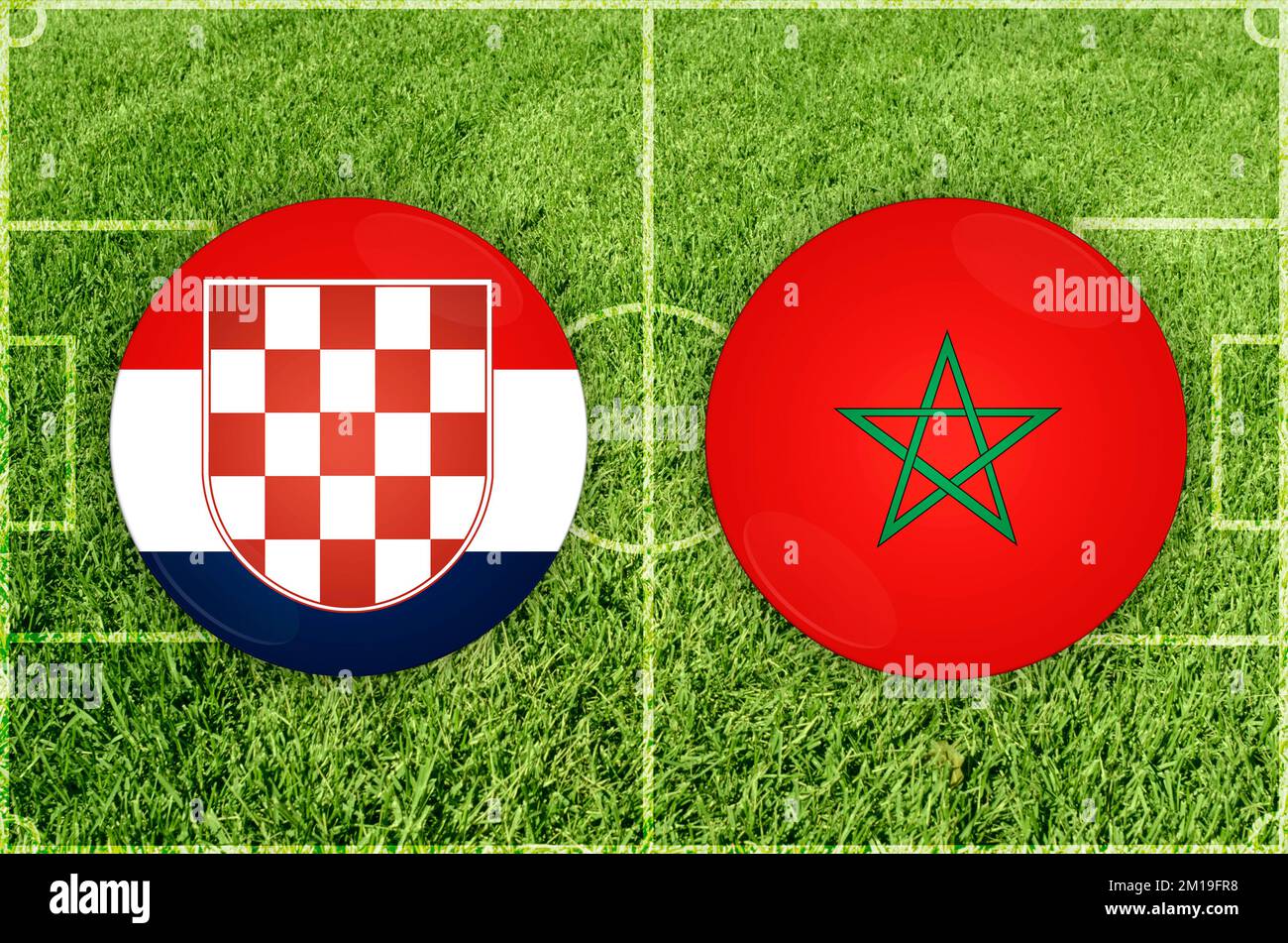 Morocco vs croatia world cup 2022 hi-res stock photography and images ...