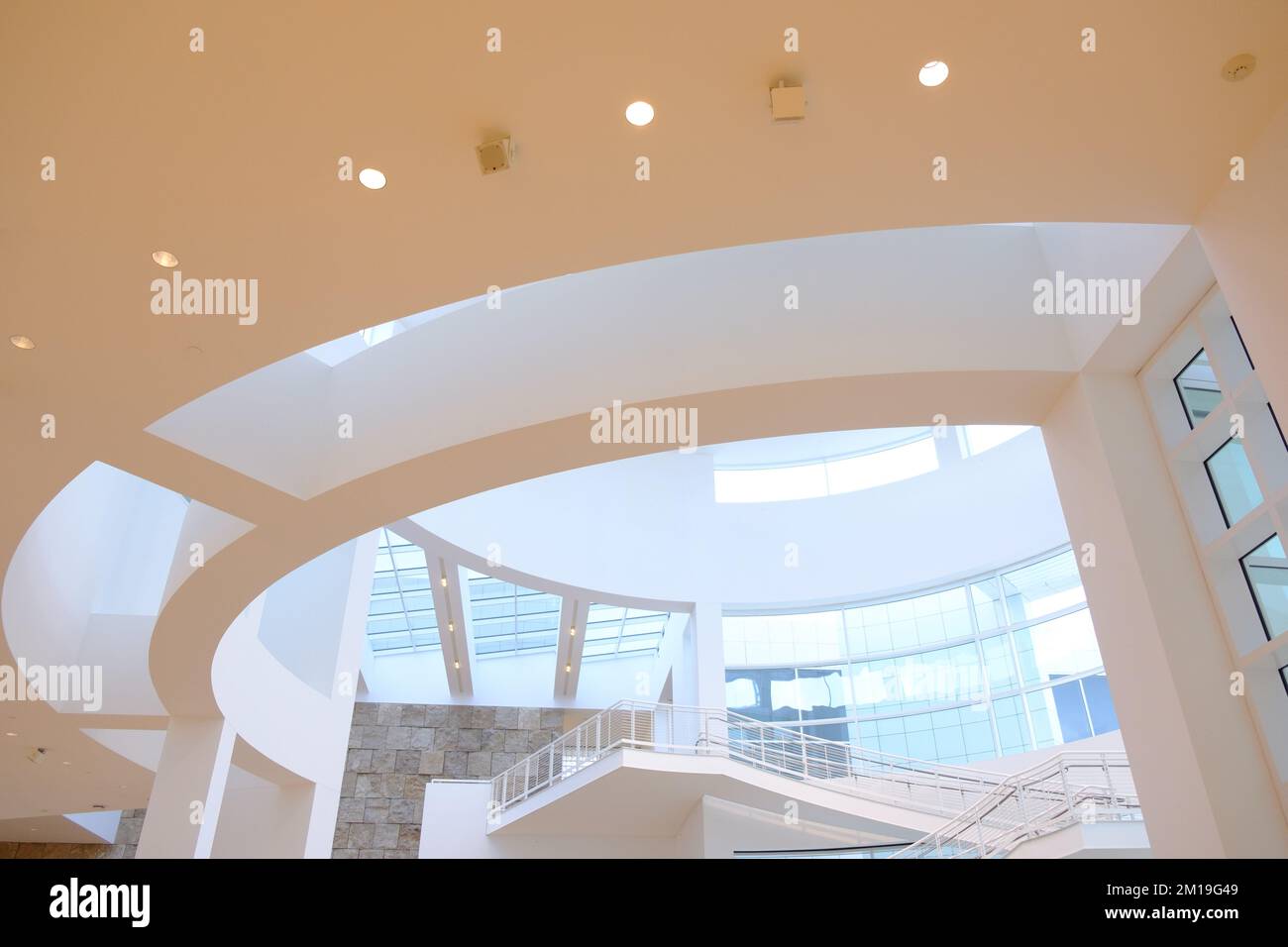 View of the Getty Center, Los Angeles, California Stock Photo - Alamy