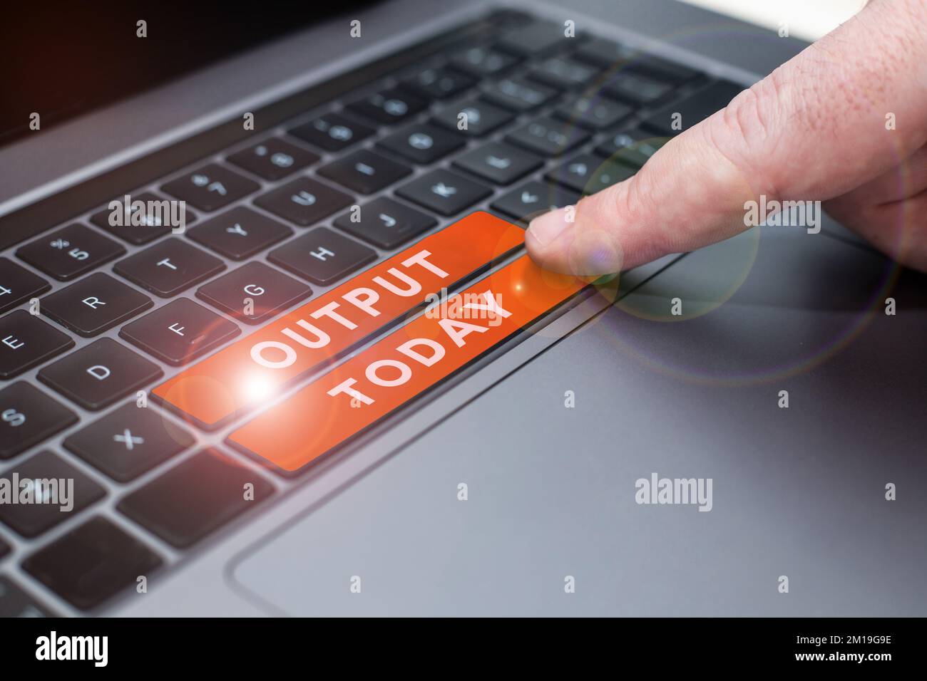 Conceptual caption Output. Word Written on the final result of ...