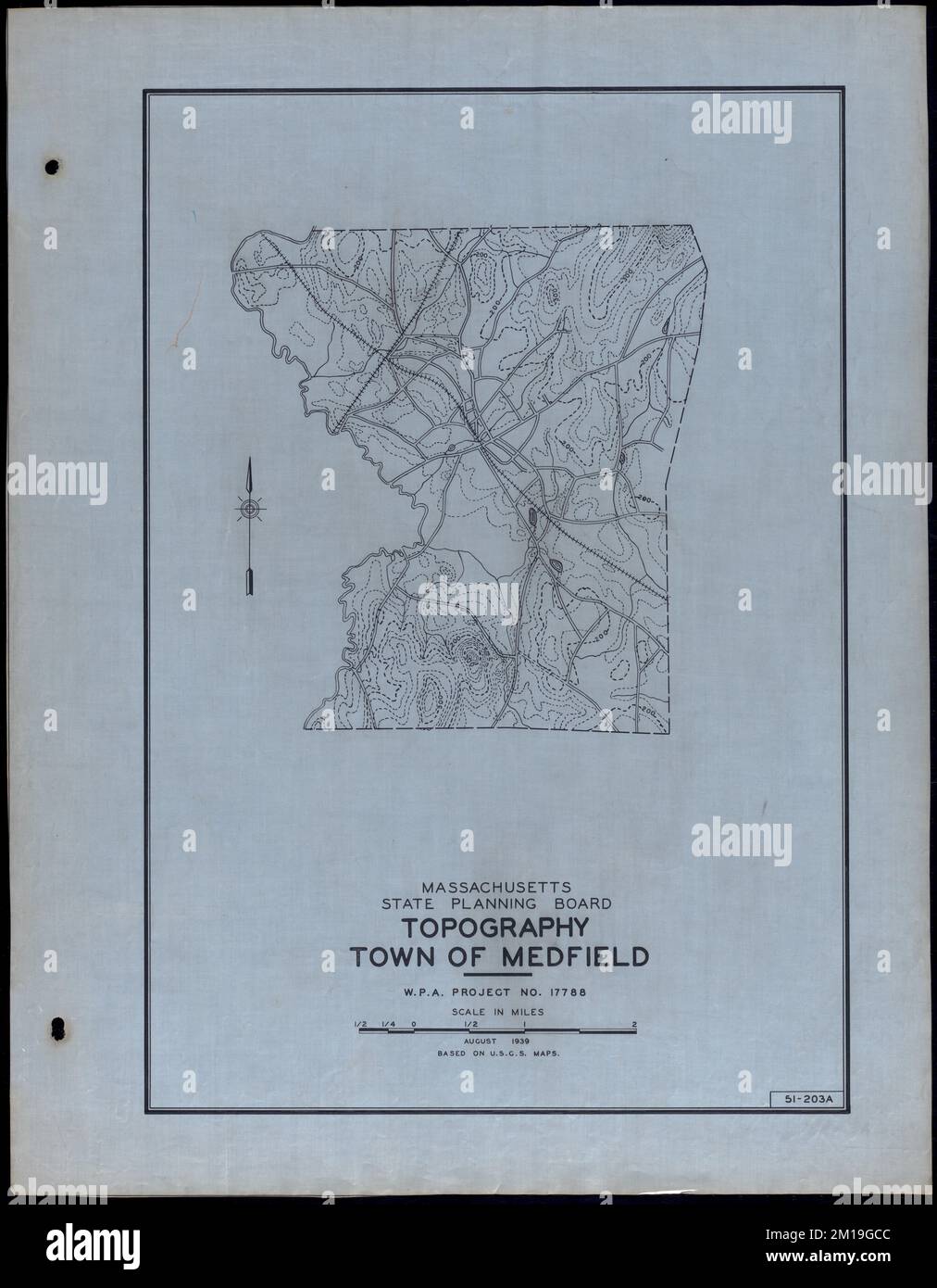 Topography Town of Medfield , Roads, Cities and towns, Land use mapping ...