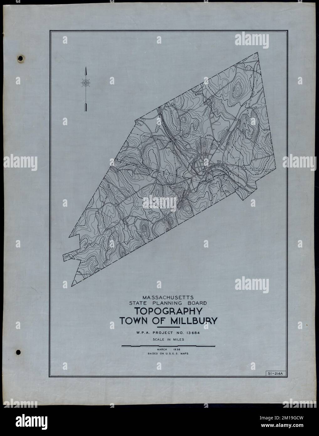 Topography Town of Millbury , Roads, Cities and towns, Land use mapping ...