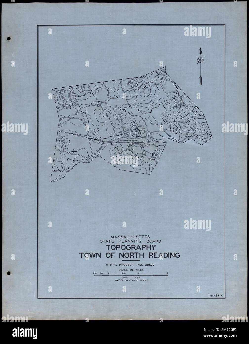 Topography Town of North Reading , Roads, Cities and towns, Land use ...