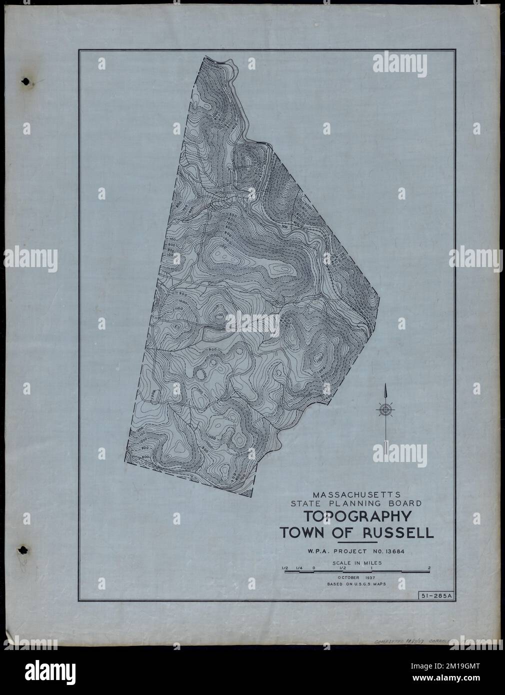 Topography Town of Russell , Roads, Cities and towns, Land use mapping ...