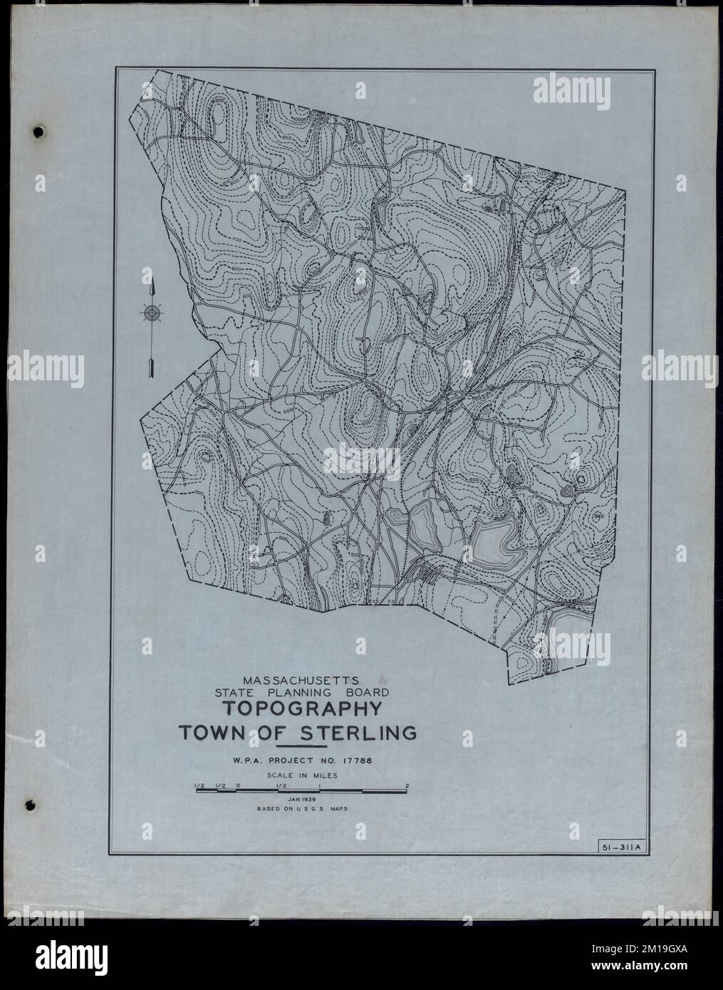 Topography Town of Sterling , Roads, Cities and towns, Land use mapping ...