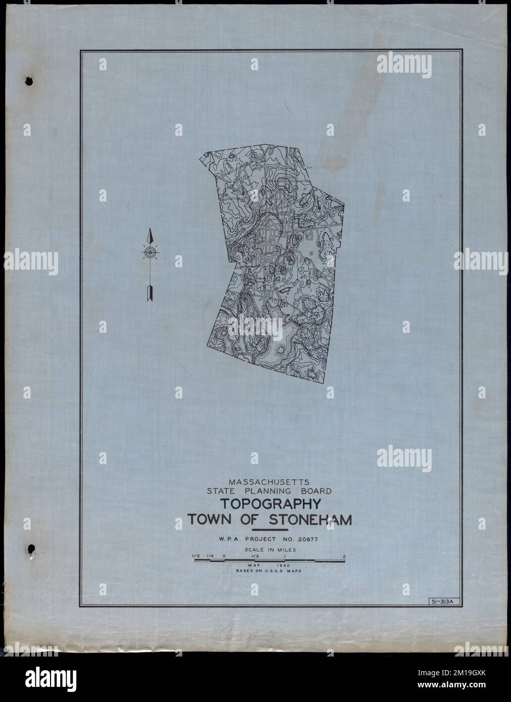 Topography Town of Stoneham , Roads, Cities and towns, Land use mapping ...