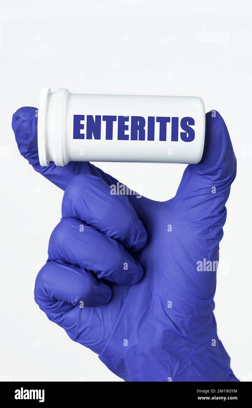 Medicine and health concept. The doctor has a box of pills in his hands ...