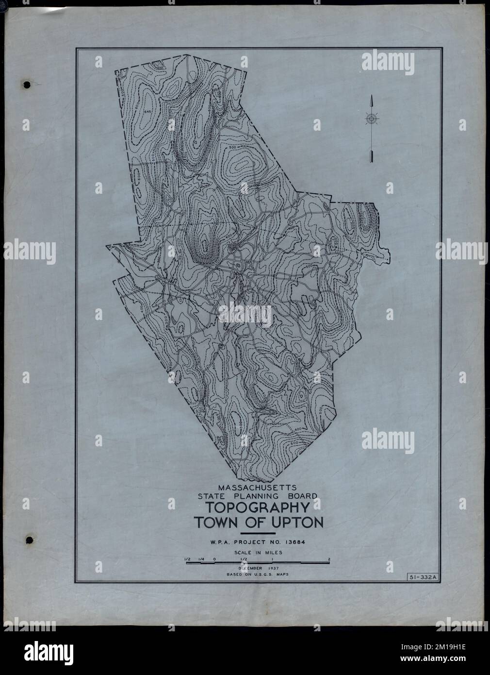 Topography Town of Upton , Roads, Cities and towns, Land use mapping ...