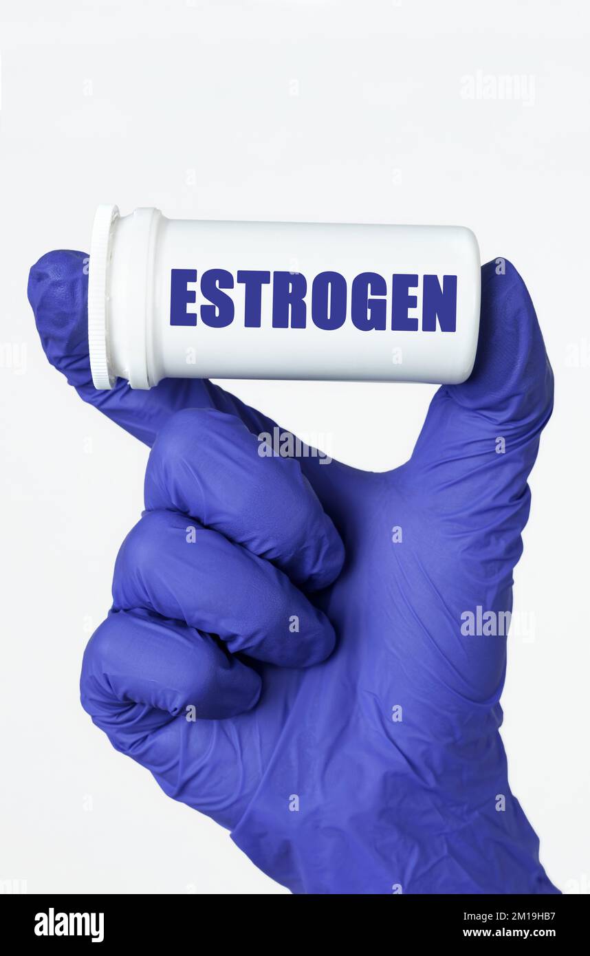 Medicine and health concept. The doctor has a box of pills in his hands ...