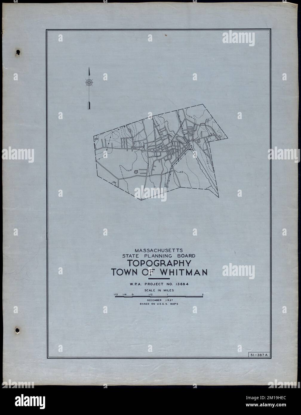 Topography Town of Whitman , Roads, Cities and towns, Land use mapping ...