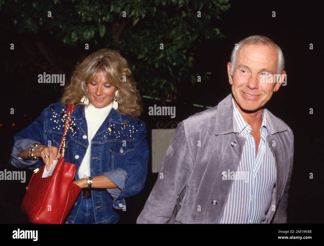 Alexis Maas and Johnny Carson Circa 1980's . Credit: Ralph Dominguez ...