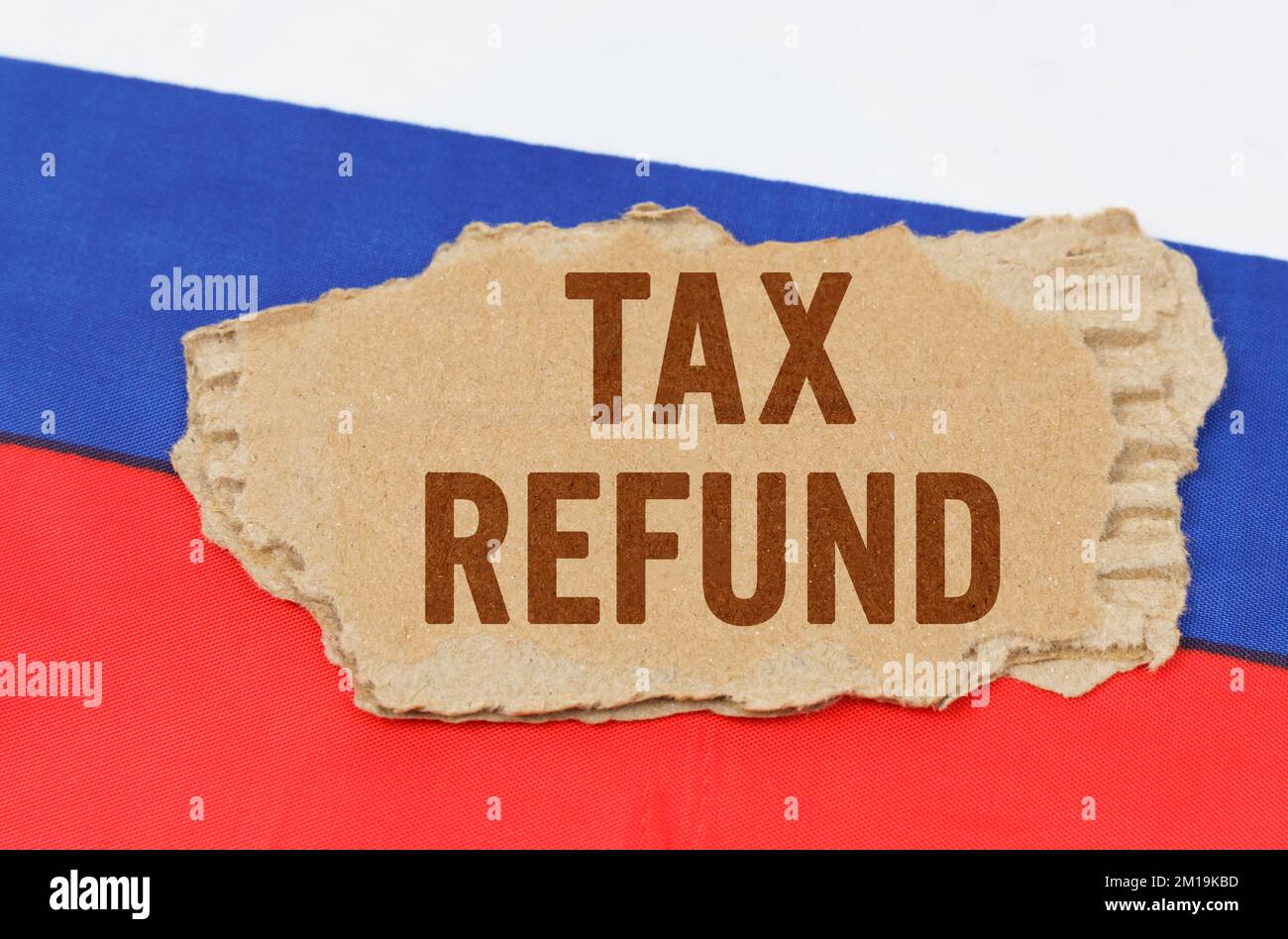 Business and finance concept. Against the background of the Russian ...