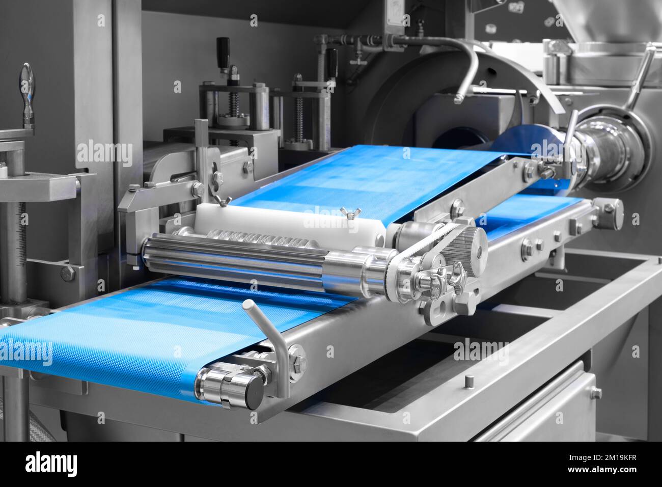 Conveyor Belt Food.Factory for the production of food. Production line ...